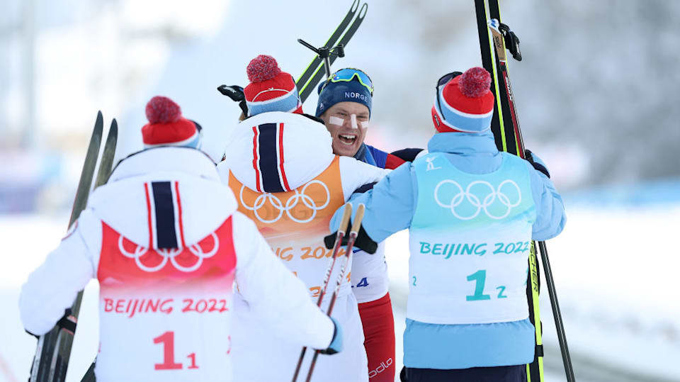 Medals update: Norway wins men's 4x7.5km gold in Beijing biathlon