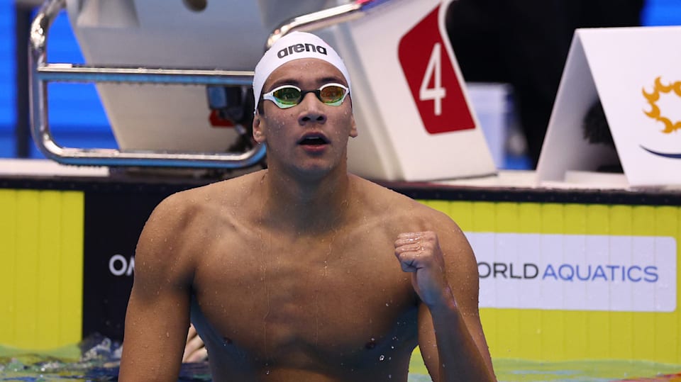 Tunisia's swimming hero Ahmed Hafnaoui targeting 1500m world record at ...