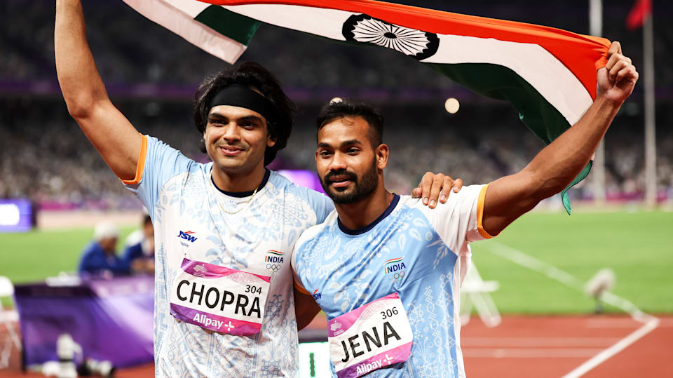 Asian Games 2023 javelin throw: Neeraj Chopra wins gold medal, Kishore ...