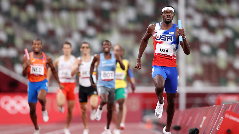 USA wins gold in men's 4x400m relay for a record 18th time