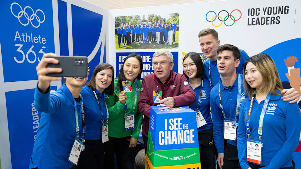 IOC Young Leaders sharing the positive power of sport in society with ...