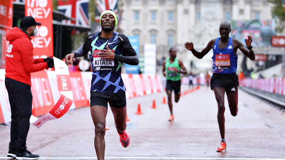 Shura Kitata takes shock London Marathon win with Eliud Kipchoge only ...