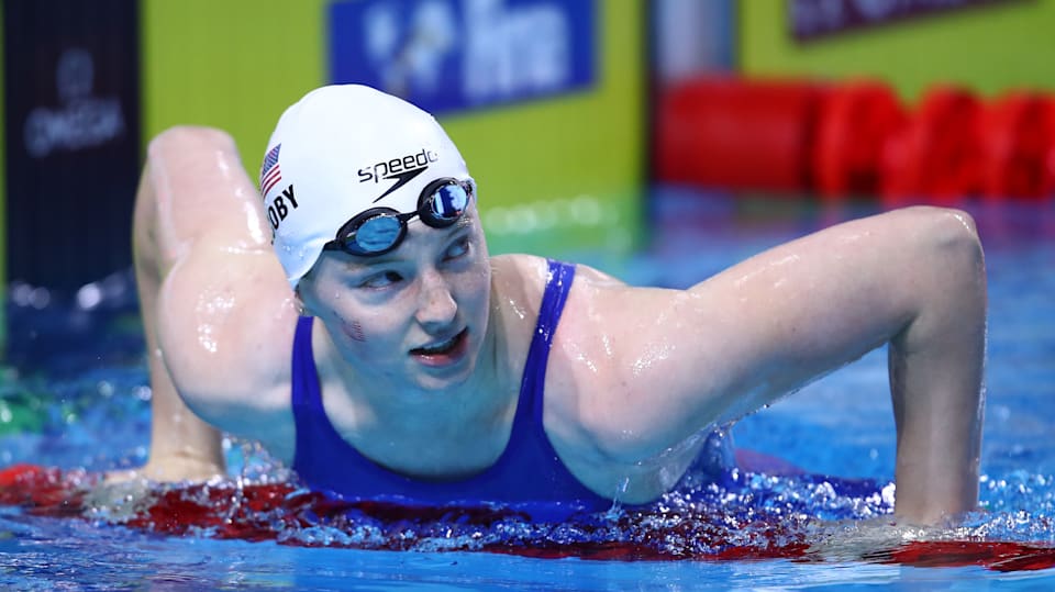 Olympic champion Lydia Jacoby aims big: "I'd love to claim my first ...