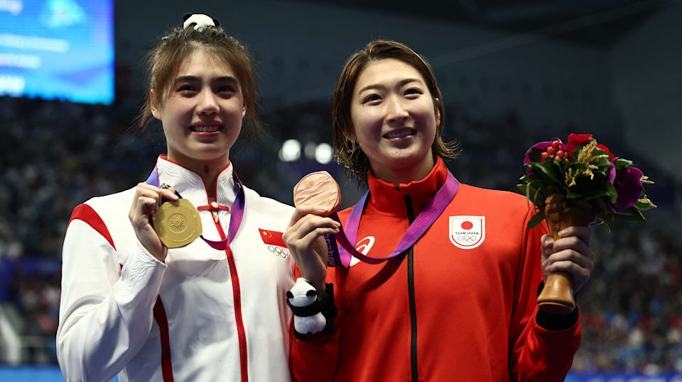 Asian Games 2023: Swimmers Zhang Yufei and Qin Haiyang win MVP awards