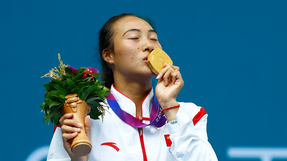 Asian Games 2023: Zheng Qinwen wins women's tennis gold to secure Paris ...