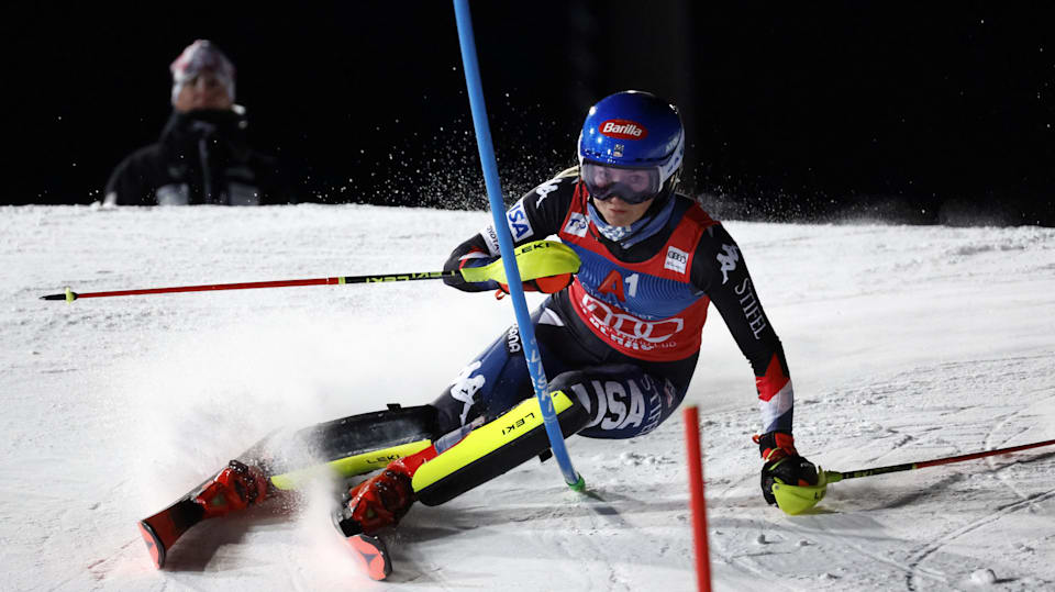 Alpine skiing: Mikaela Shiffrin takes slalom in Flachau for 94th World ...