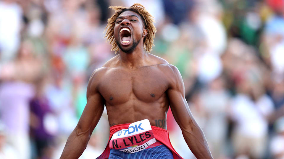 Noah Lyles: “I was running to break the world record, so if anything ...