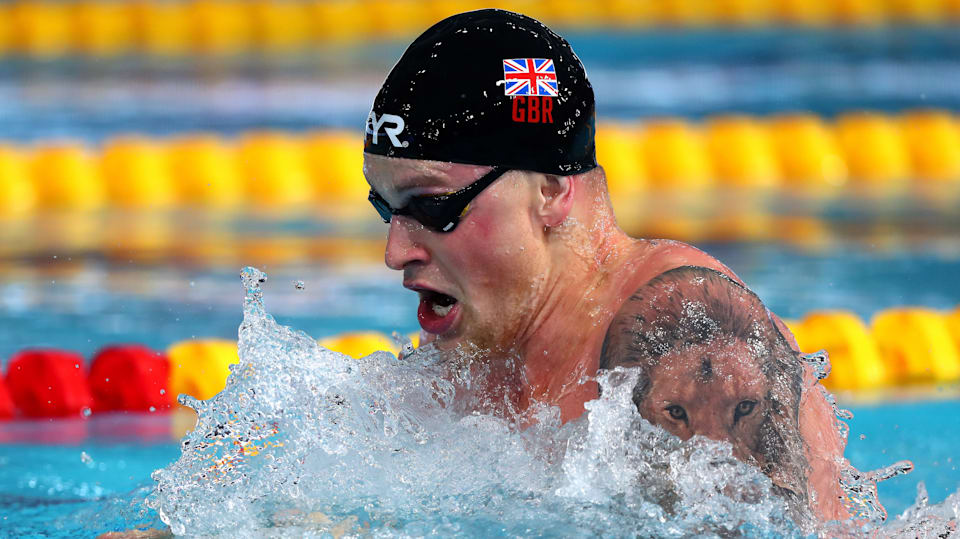 Adam Peaty lands 100m breaststroke title at GB Swimming Championships