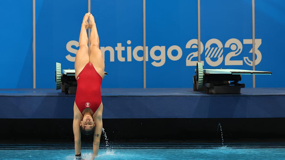 Pamela Ware wins diving women's 3m springboard title at Pan American ...