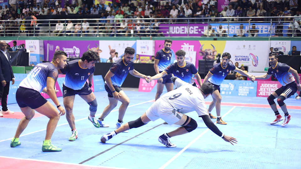National Games 2023 kabaddi: Results, scores, points table and medal winners
