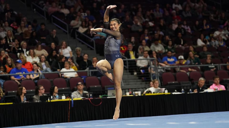NCAA artistic gymnastics star Mya Lauzon on Cal's rise: "We want to ...