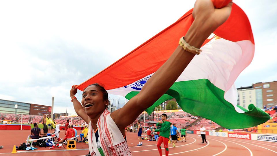 How Indian Hima Das Wowed An Entire Country | Olympic Channel