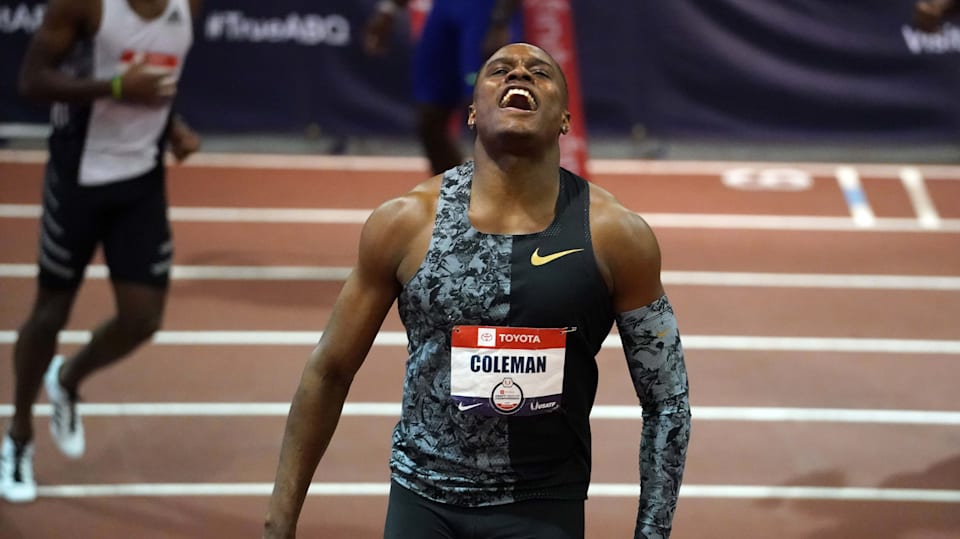 Athletics: Christian Coleman, Julien Alfred secure decisive 60m ...