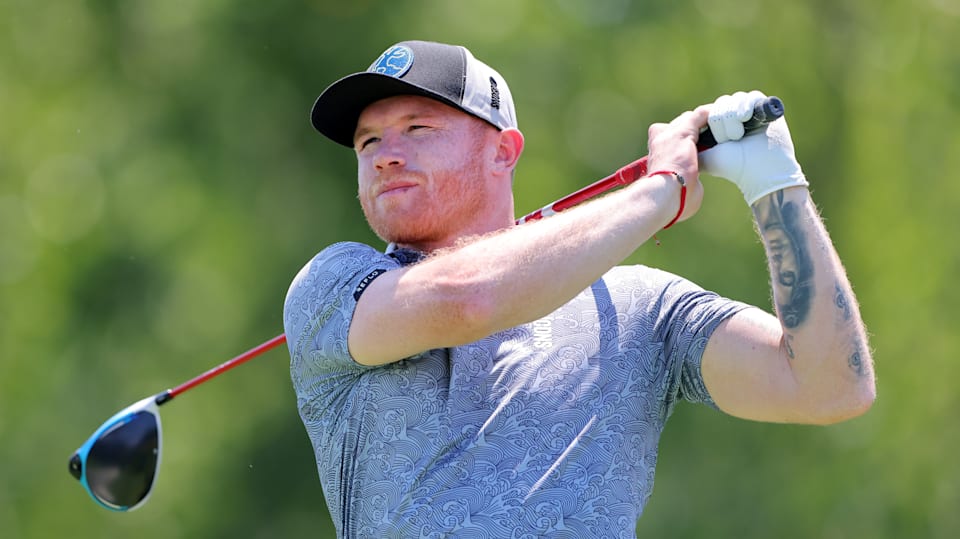 Canelo Álvarez, un apasionado del golf, se olvida del boxeo y encabeza torneo de la disciplina ...