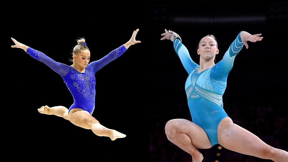 Gymnastics besties Ruby Evans and Poppy-Grace Stickler on competing alongside Simone Biles at ...