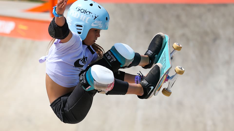 Skateboard prodigy Sky Brown ‘super positive’ after horror fall