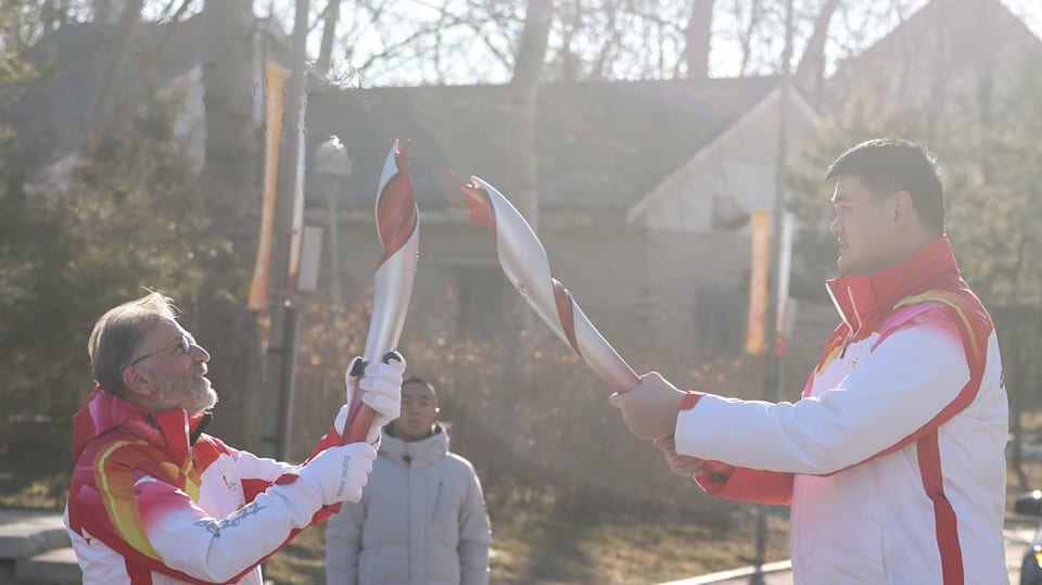 NBA hero Yao Ming carries Olympic Flame again ahead of Beijing 2022