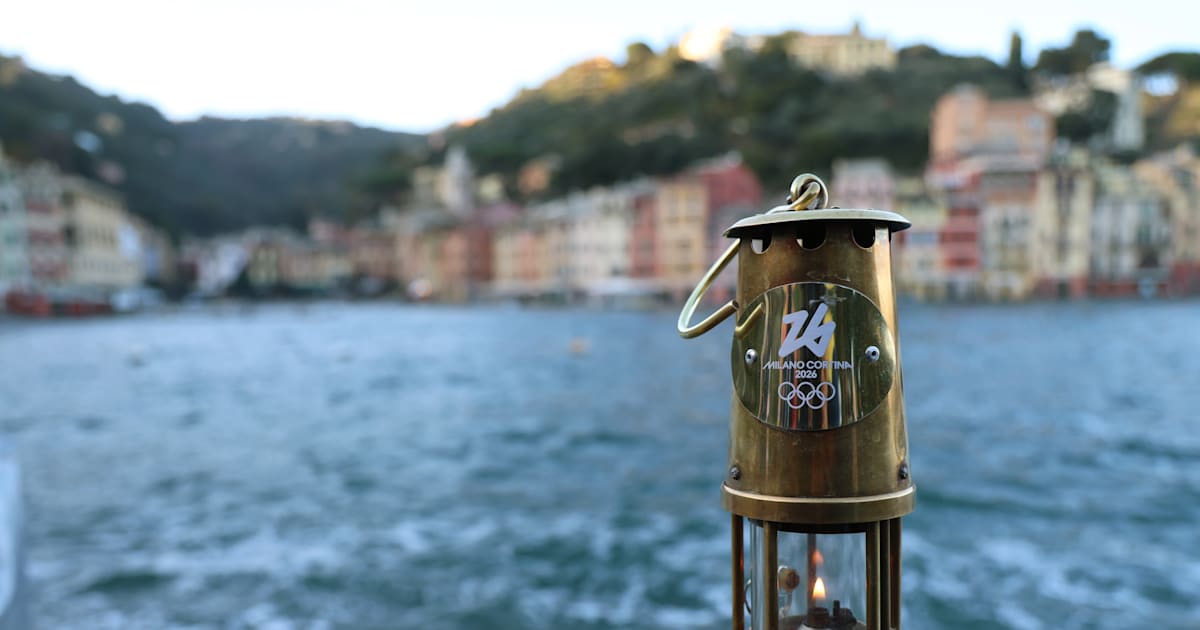 The Olympic Flame travels from Toscana to Liguria: the 33rd stage ...