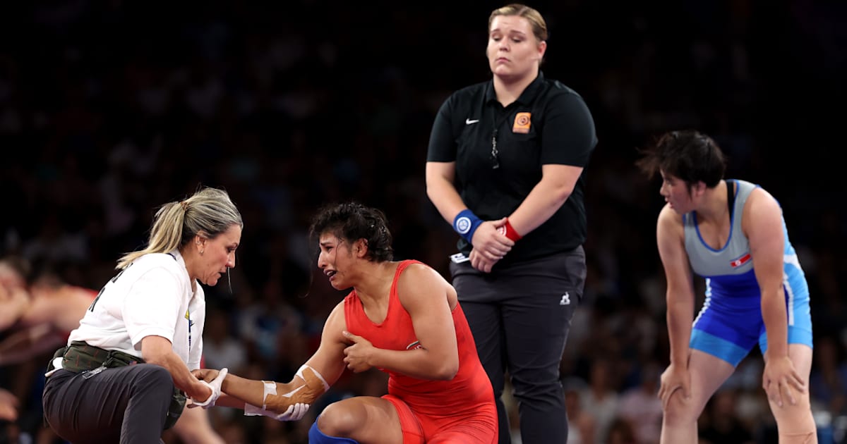 Nisha Dahiya loses Paris 2024 Olympics wrestling quarter-final | Watch ...