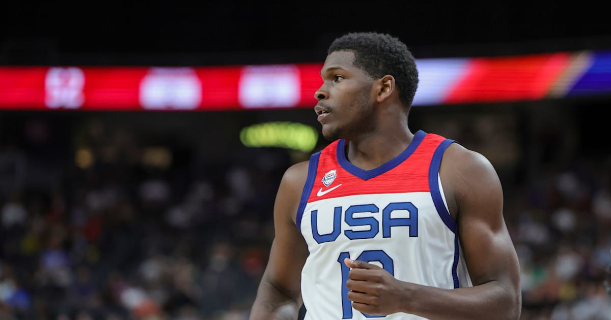 Anthony Edwards leads USA to 92-62 victory over Slovenia in FIBA World ...