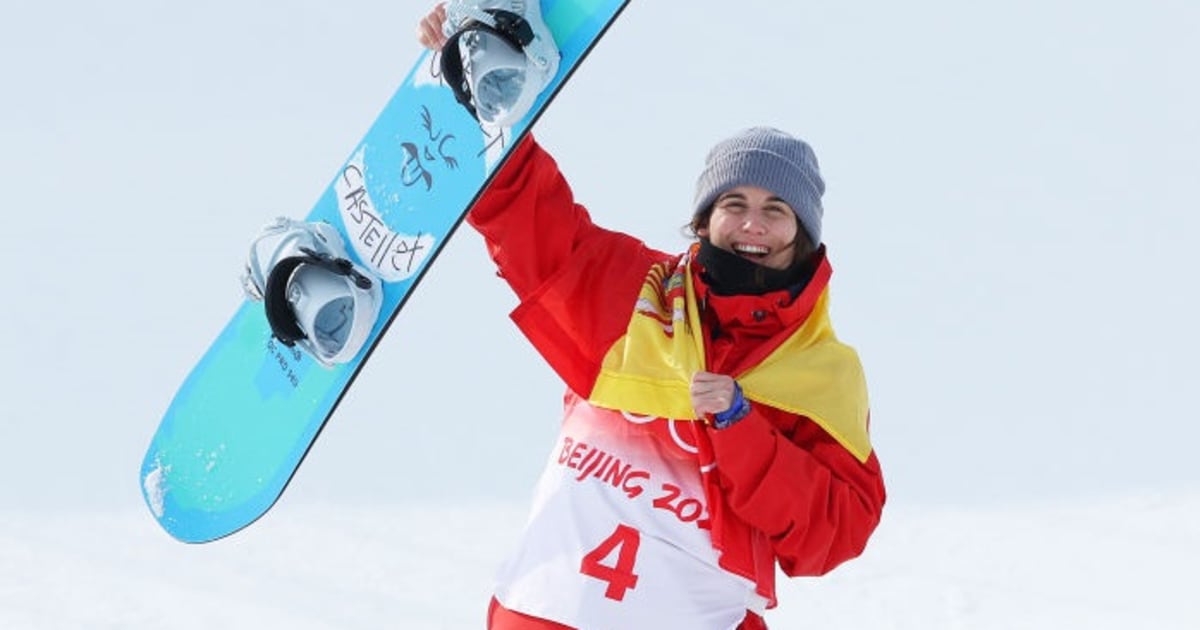 Spain S Queralt Castellet Claims Historic Snowboard Silver