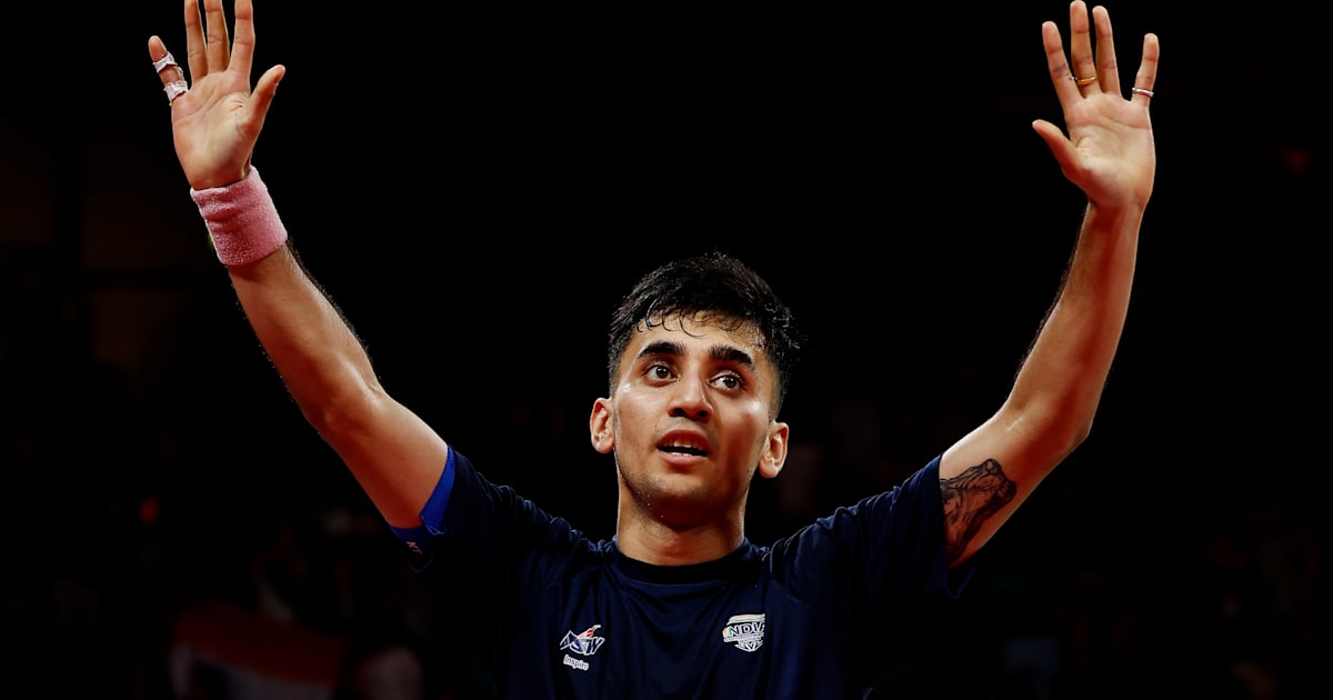 Watch India's Lakshya Sen come up with his perfect badminton player