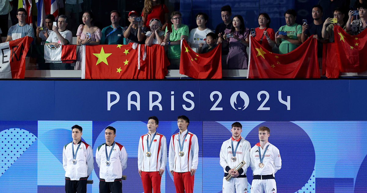 Men's Synchronised 3m Springboard | Diving | Olympic Games Paris 2024