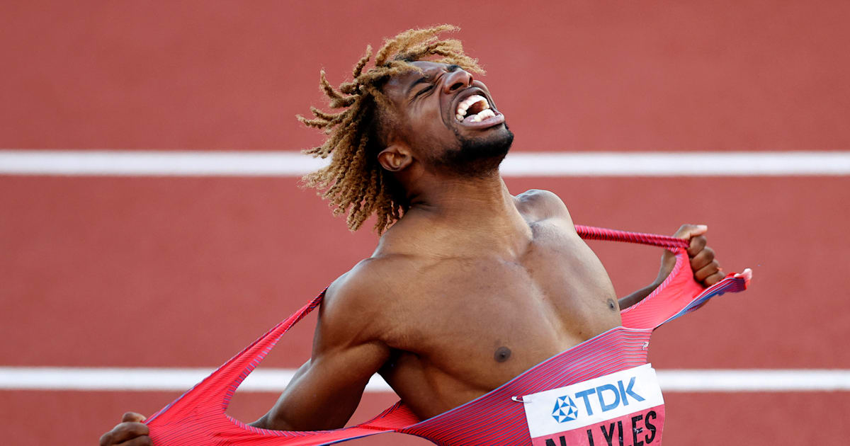 Le sprinteur Noah Lyles encourage les hommes noirs à ignorer les ...