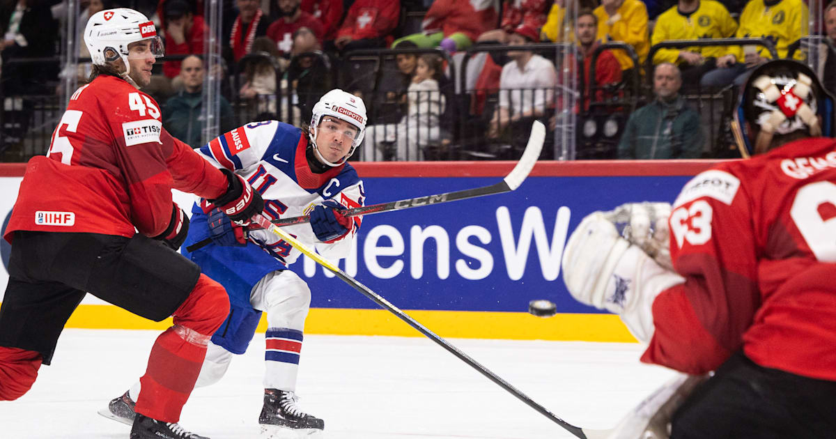 IIHF Ice Hockey World Championship 2025: Team USA breaks Swiss hearts ...