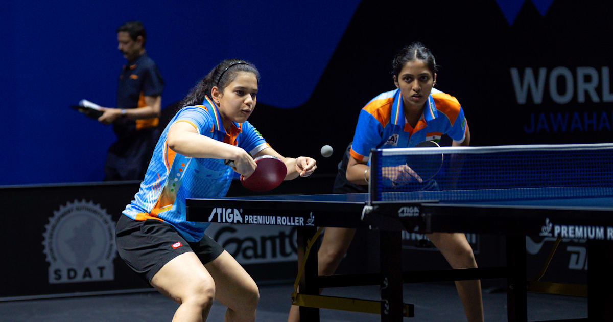 World Table Tennis Championships 2025: Diya Chitale-Yashaswini Ghorpade ...