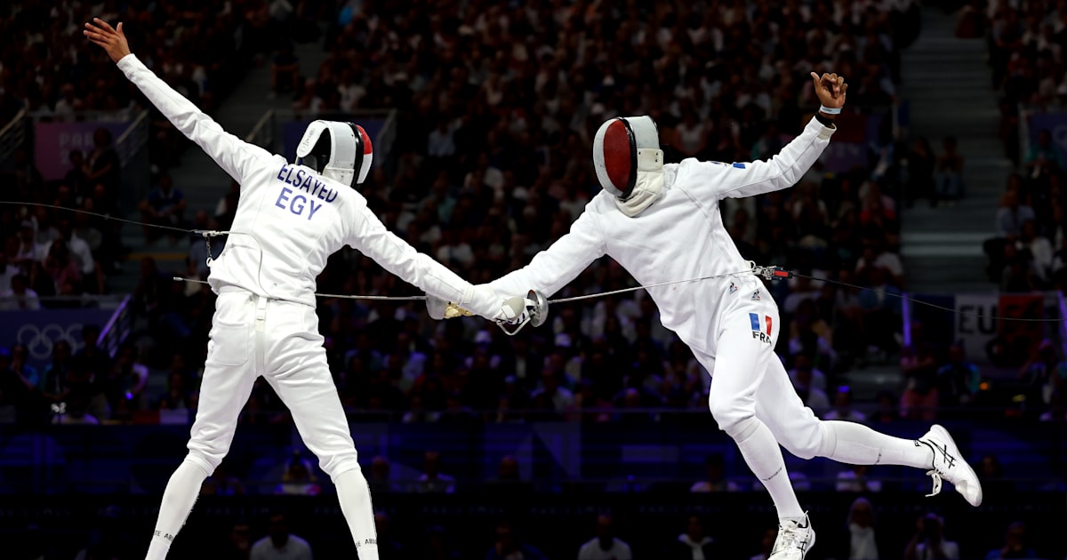 Borel (FRA) v El-Sayed (EGY) - Men's Épée Individual Semifinal Match ...