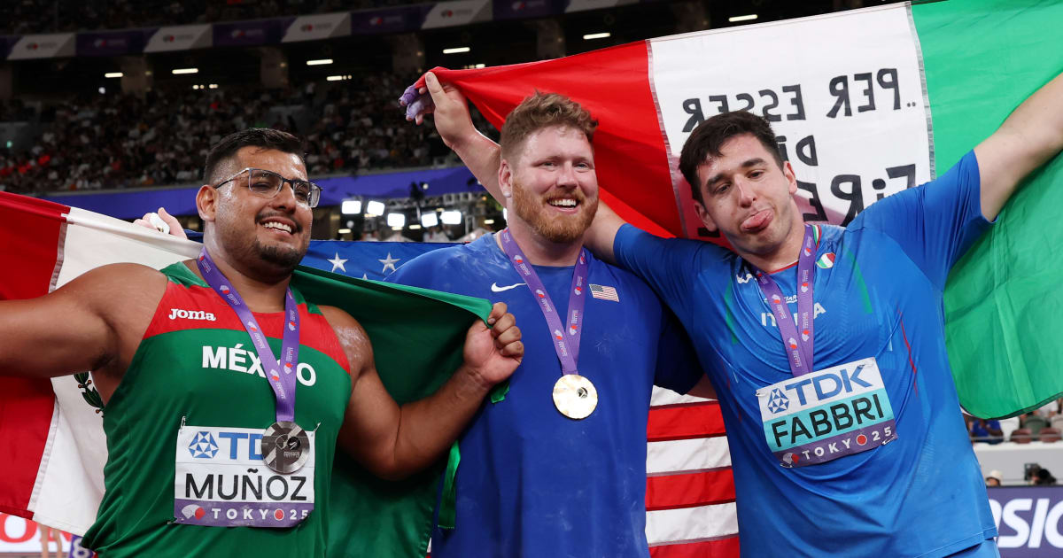 Ryan Crouser, tres veces campeón del mundo, elogia a Uziel Muñoz: “Tuvo una actuación fantástica”