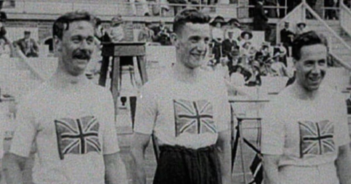 Great Britain's 4x100m Team Wins Gold | Stockholm 1912 Highlights ...