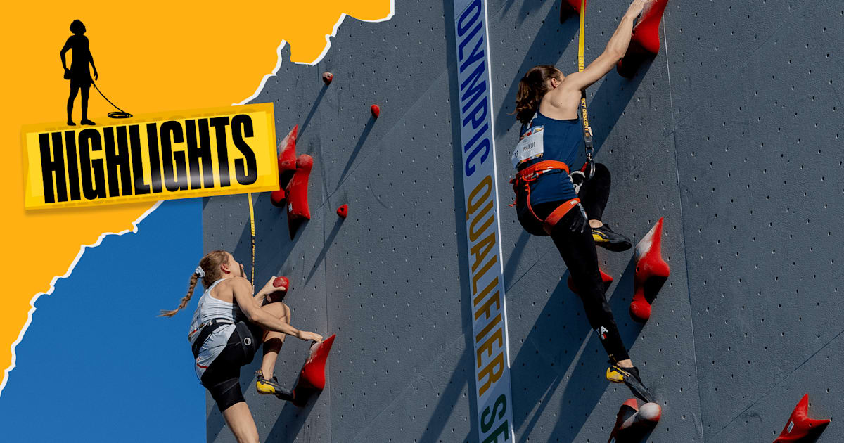 Highlights | Sport Climbing | Olympic Qualifier Series 2024 | Speed ...