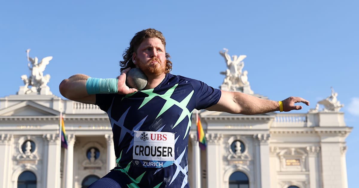 Meeting record lifts Ryan Crouser to victory in Zagreb