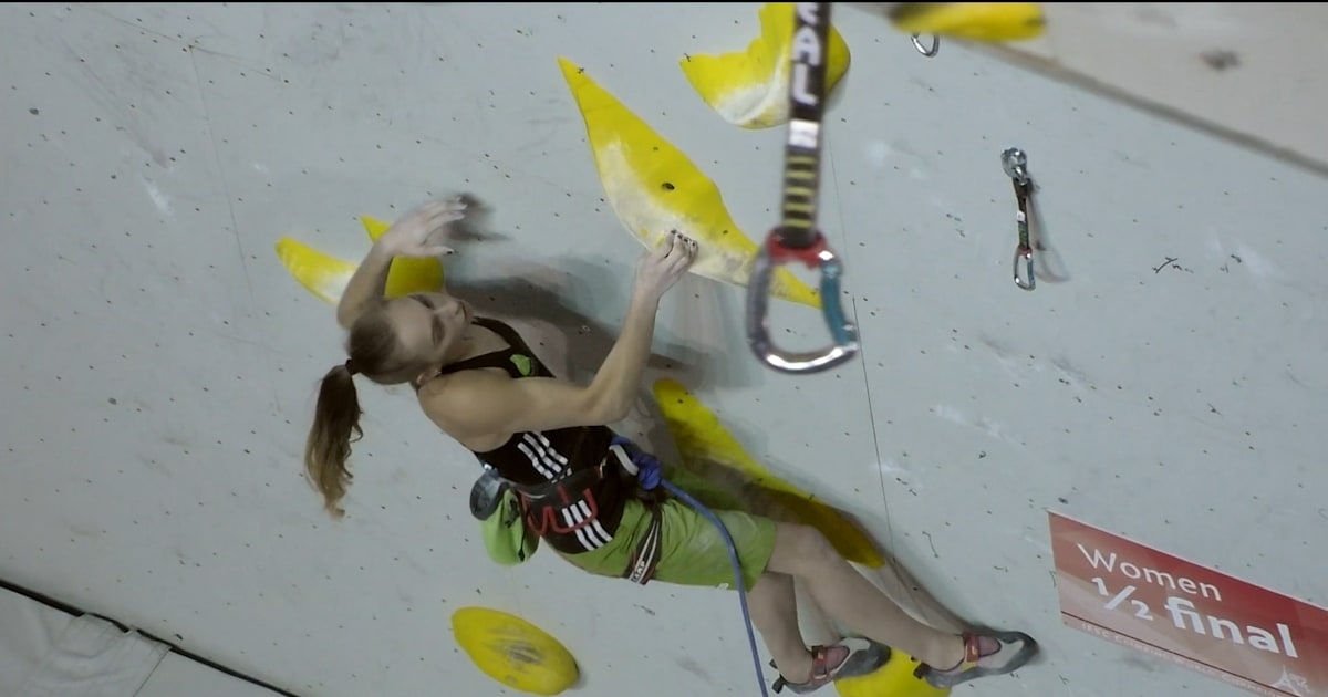 Teenage climbing sensation looking for more glory