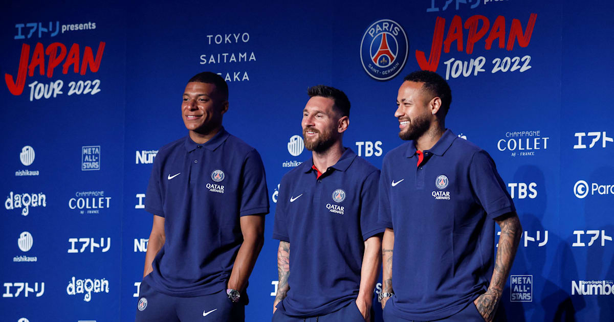 Kylian Mbappe, Lionel Messi, Neymar and PSG take Japan by storm on day ...