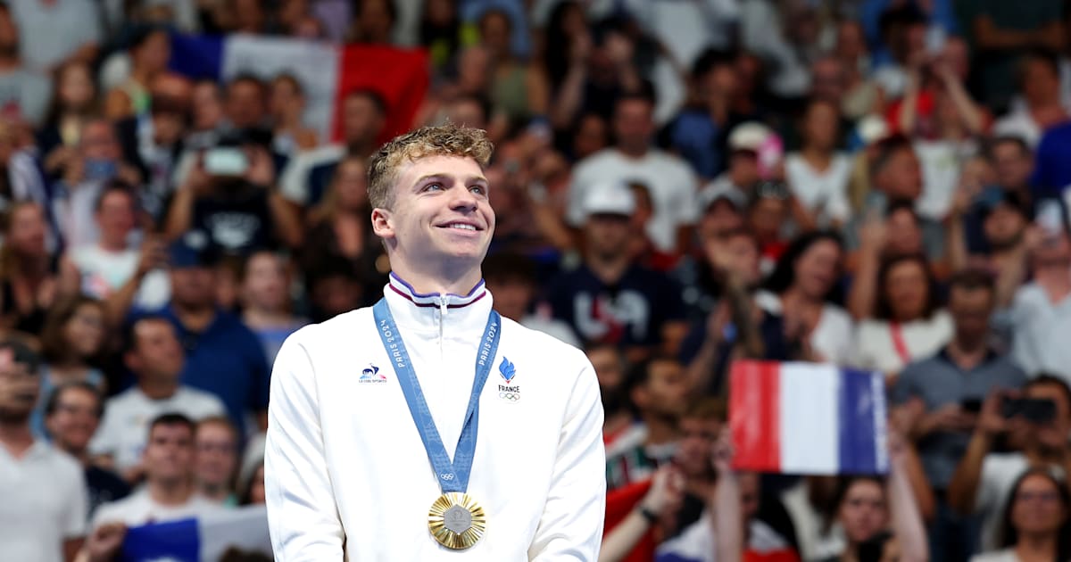 Paris 2024 swimming: All results, as France's Leon Marchand claims ...