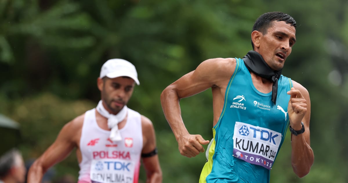Indian race walkers Sandeep Kumar and Priyanka Goswami finish 23rd and ...