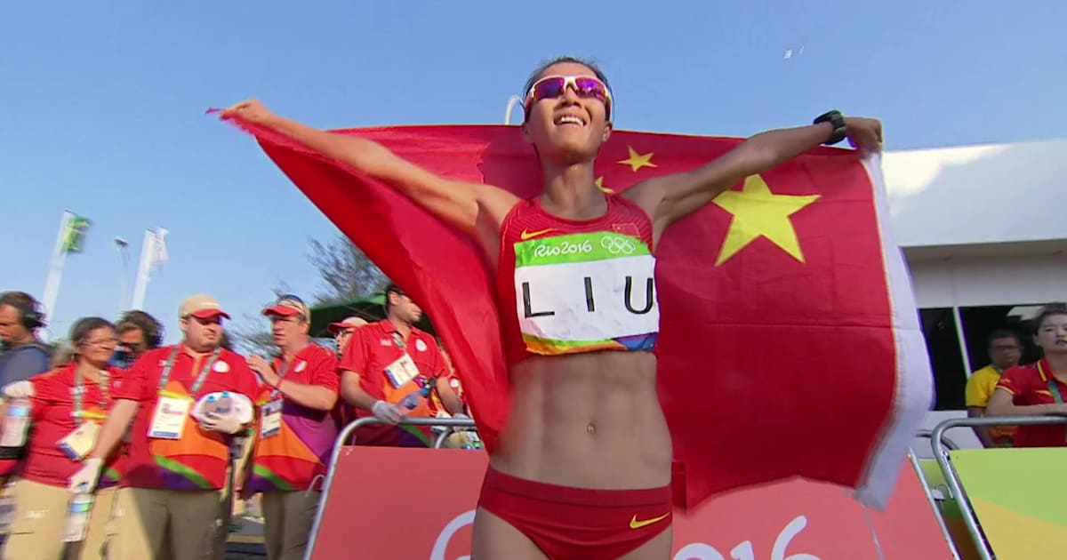 China's Liu wins gold in Women's 20km Race Walk