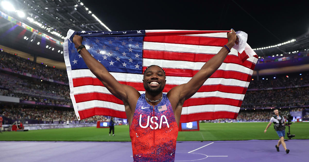 Noah Lyles takes gold in men’s 100m final at Paris 2024 Olympics | Watch the highlights
