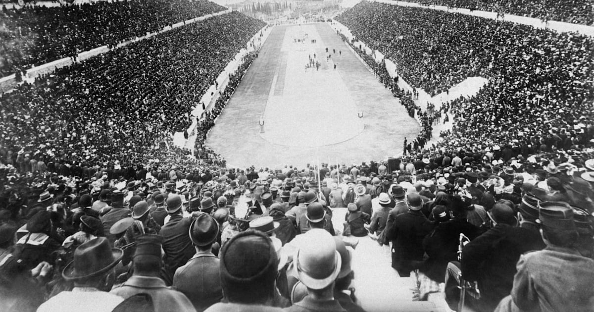 The inaugural modern Olympic marathon