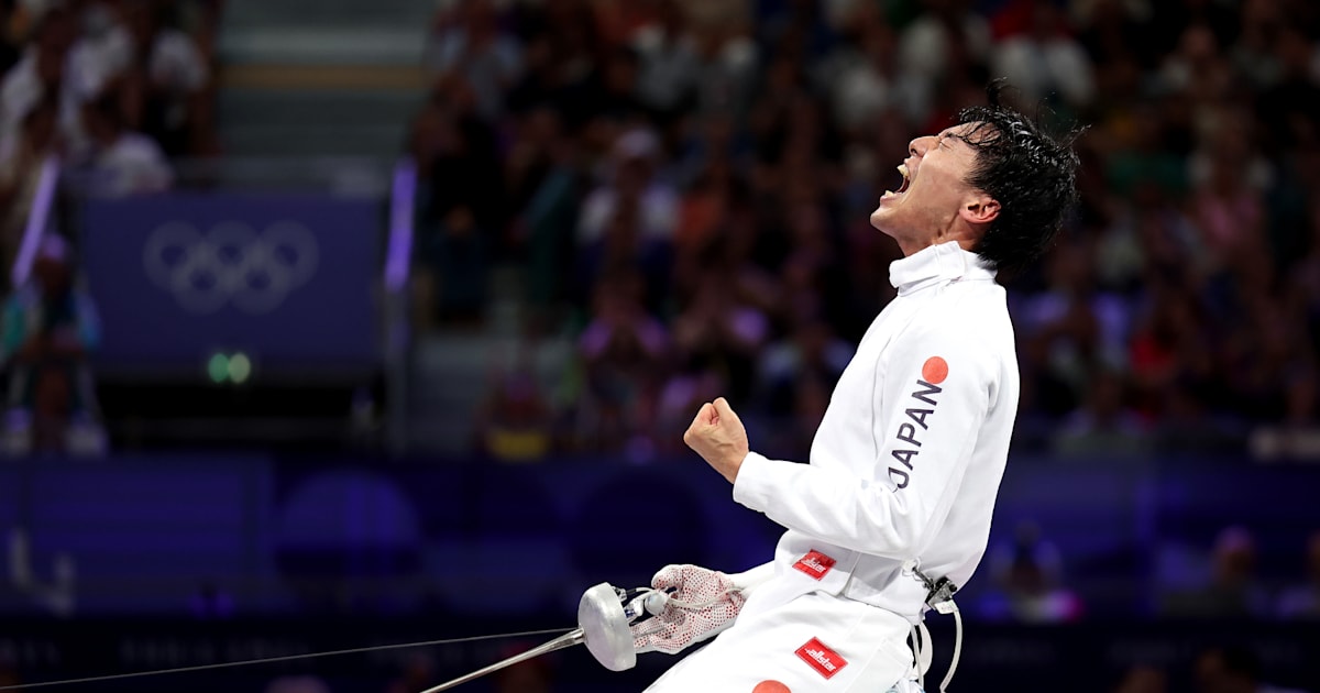 Kano (JPN) vs Andrasfi (HUN) - Semifinal individual de espada (M ...