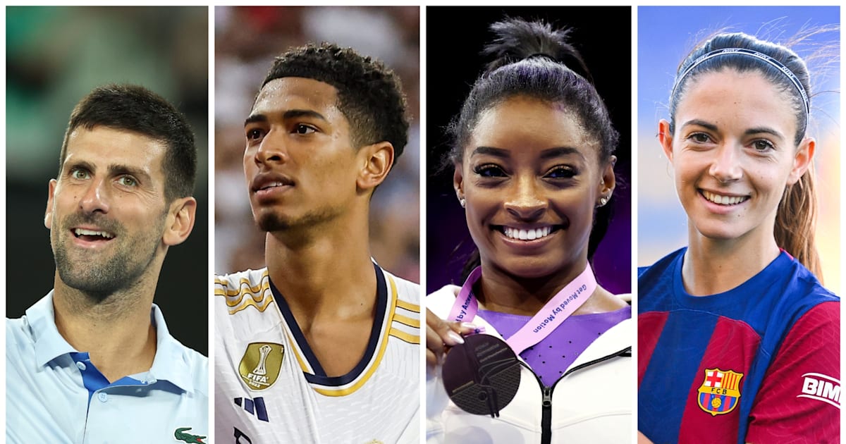 Novak Djokovic, Simone Biles, Aitana Bonmati, Jude Bellingham among ...