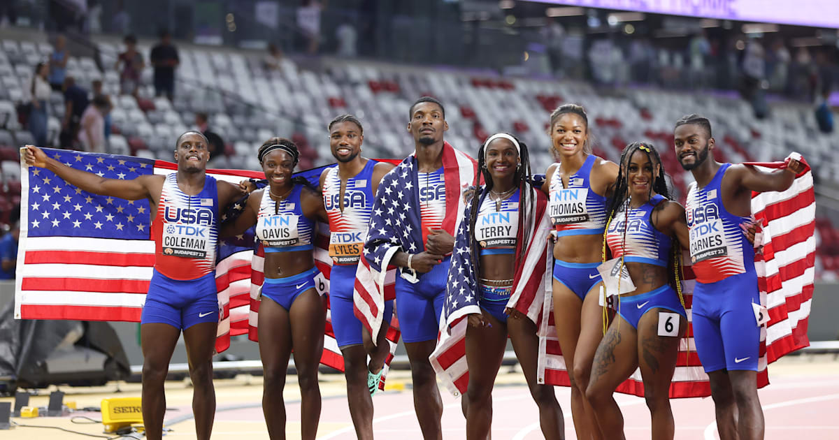 The athletics 4x100m mixed relay is coming to the Olympics. What dream ...