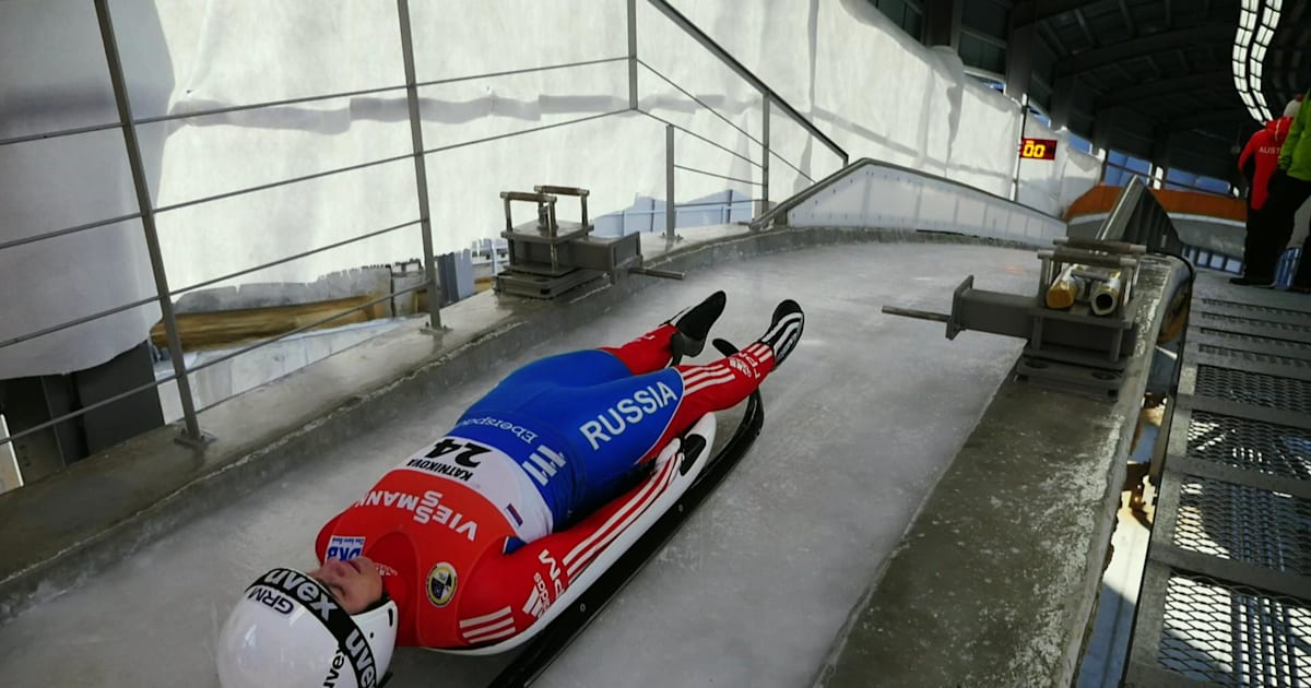 Behind the scenes of a luge track