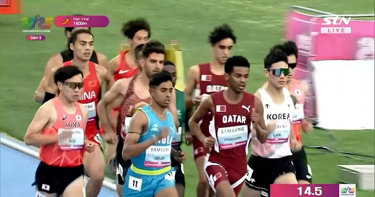 Yoonus Shah wins 1500m bronze medal at Asian Athletics Championships ...