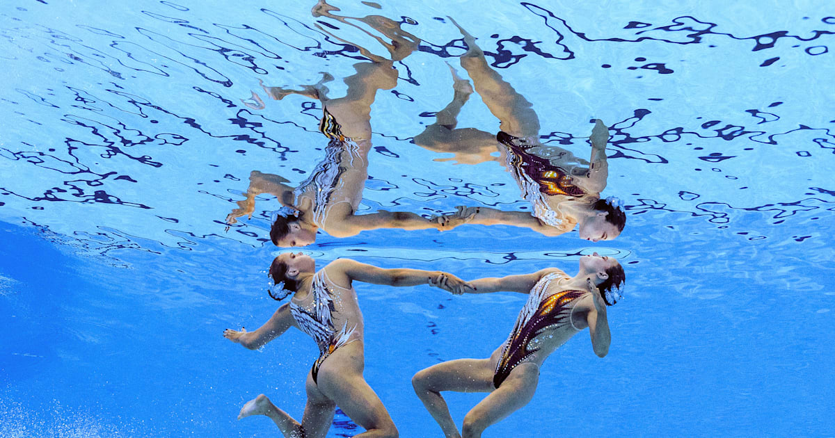 Paris 2024 artistic swimming: How duo Kate Shortman and Izzy Thorpe are ...