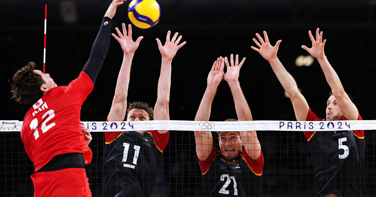 Men's Preliminary Round JPN-GER | Volleyball | Olympic Games Paris 2024