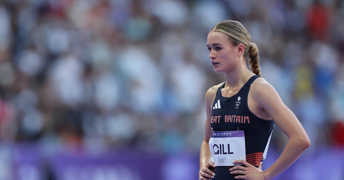 Paris 2024 athletics: Team GB's Phoebe Gill crying 'happy tears' over ...